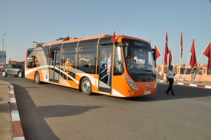 Au Maroc, la ville de Marrakech lance une flotte de bus 100% électriques