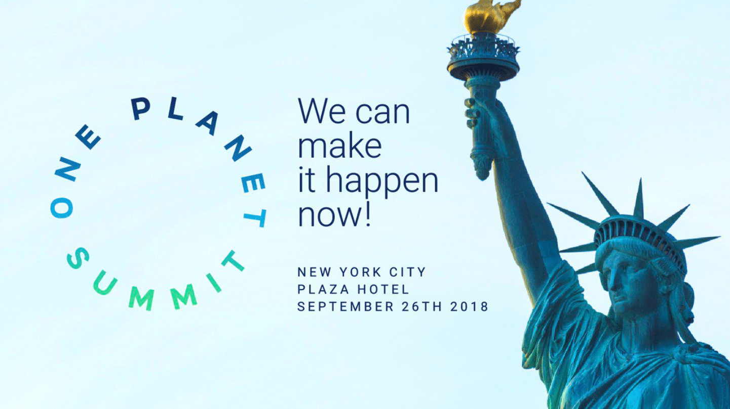 La 2ème édition du One Planet Summit s’ouvre à New York