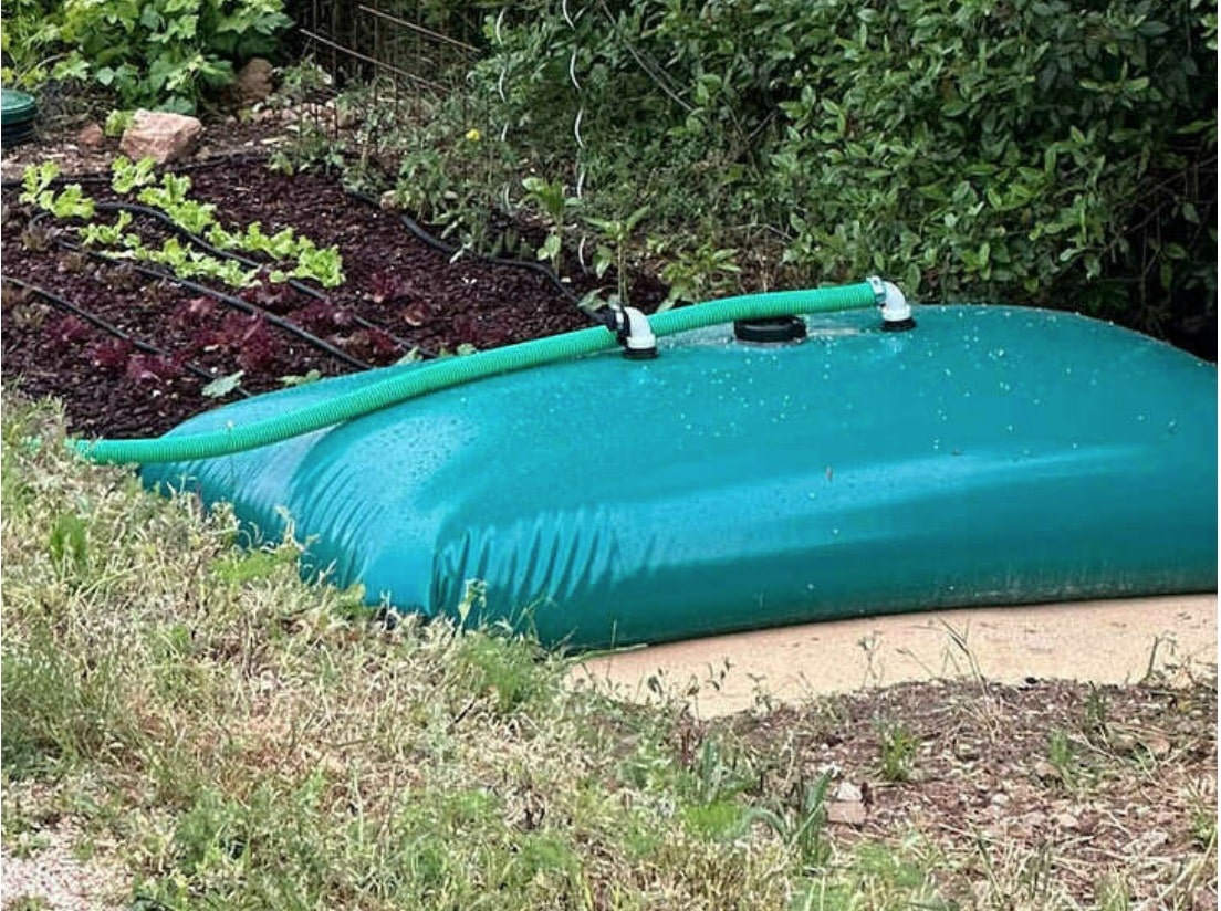 Récupération d'eau de pluie : la citerne souple, une solution ...